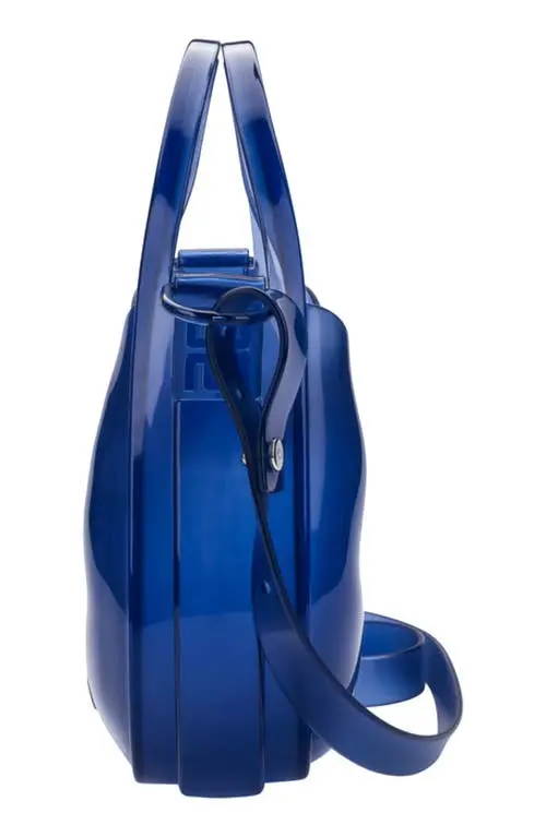 Melissa Mirror Crossbody Bag - Transparent Blue