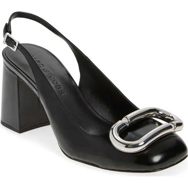 Marc Jacobs The Pop J Marc Slingback Pump - Black