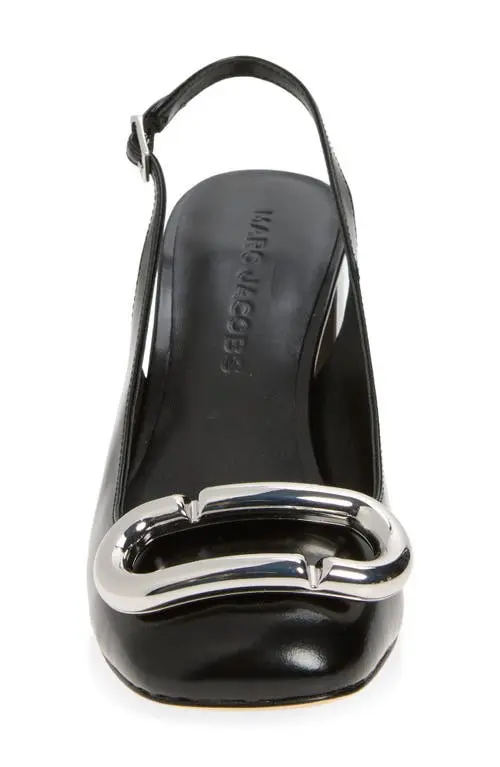 Marc Jacobs The Pop J Marc Slingback Pump - Black