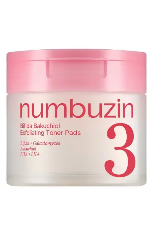 NUMBUZIN No.3 Bifida Bakuchiol Exfoliating Toner Pads - No Color
