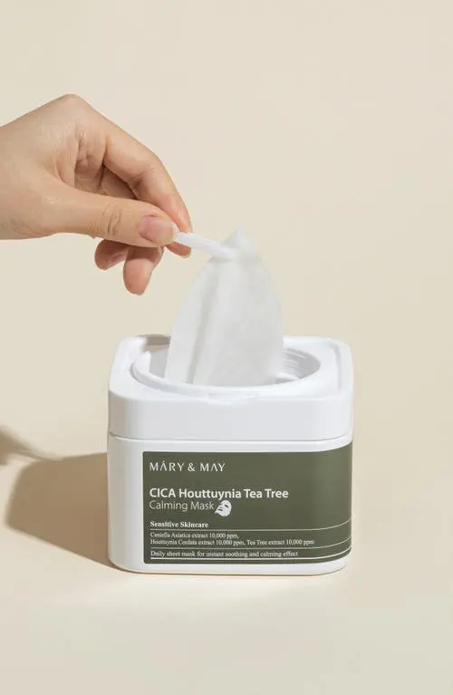 MARY&MAY Cica Houttuynia Tea Trea Calming Mask