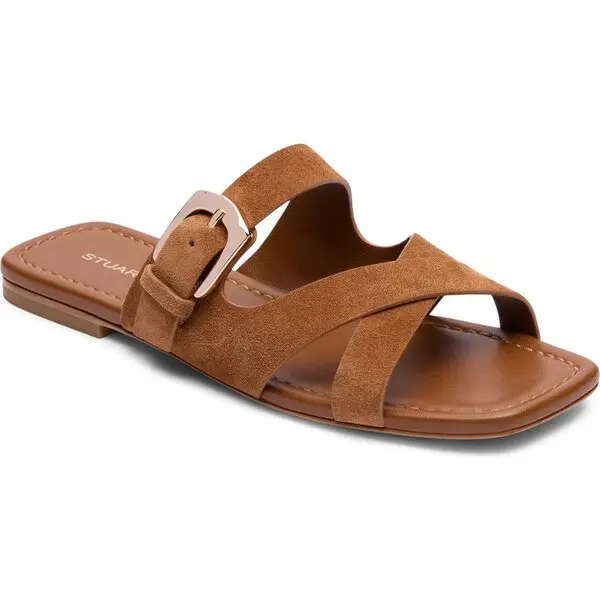STUART WEITZMAN Sai Slide Sandal - Doe