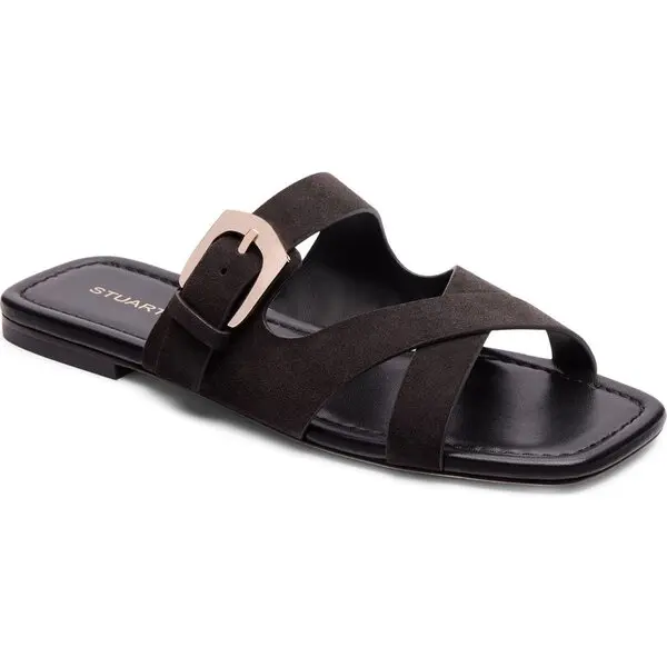 STUART WEITZMAN Sai Slide Sandal - Shadow