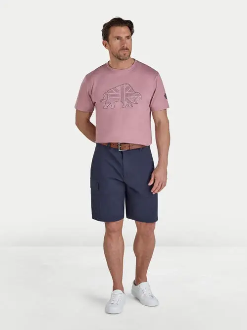RAGING BULL Stitched Bull Crew Neck T-shirt