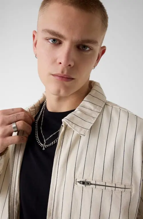 Guess Detroit Cotton Pin Stripe Jacket