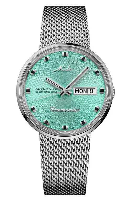 MIDO Commander 1959 Automatic Mesh Strap Watch