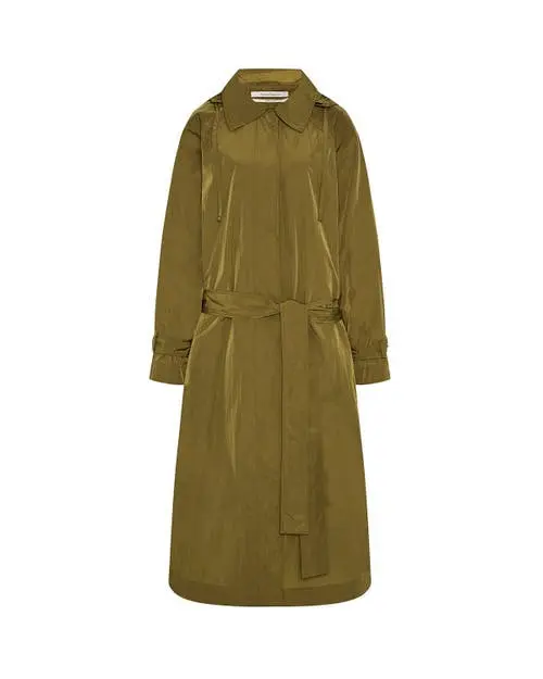 Another Tomorrow Recycled Nylon Trench