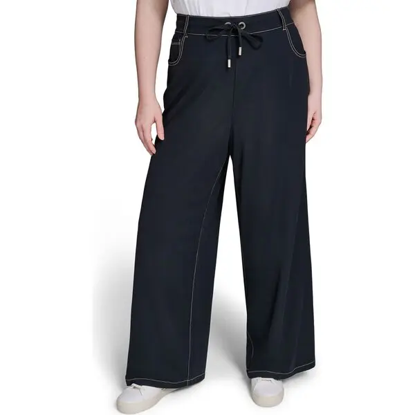 Karl Lagerfeld Paris Drawstring Pants - Midnight