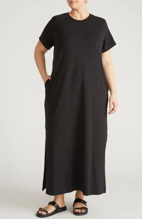Universal Standard Halie Maxi T-shirt Dress - Black