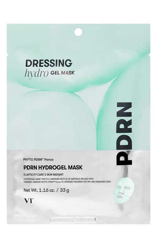 VT COSMETICS Pdrn Hydrogel Mask - Silver/green