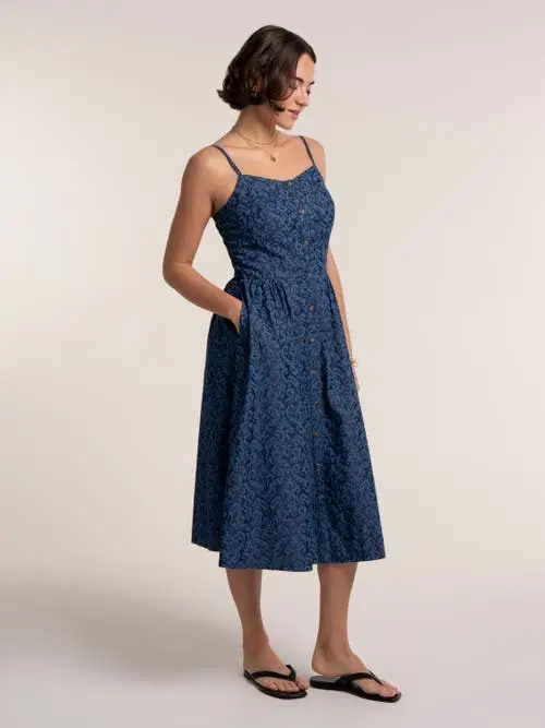 BRAKEBURN Mari Midi Dress