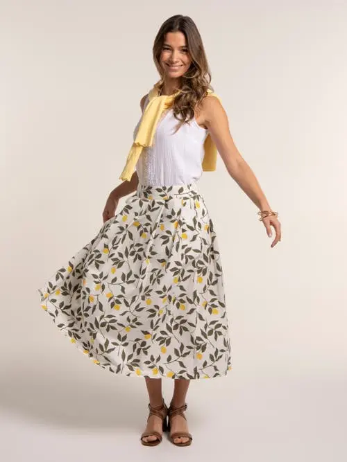 BRAKEBURN Sicily Midi Skirt