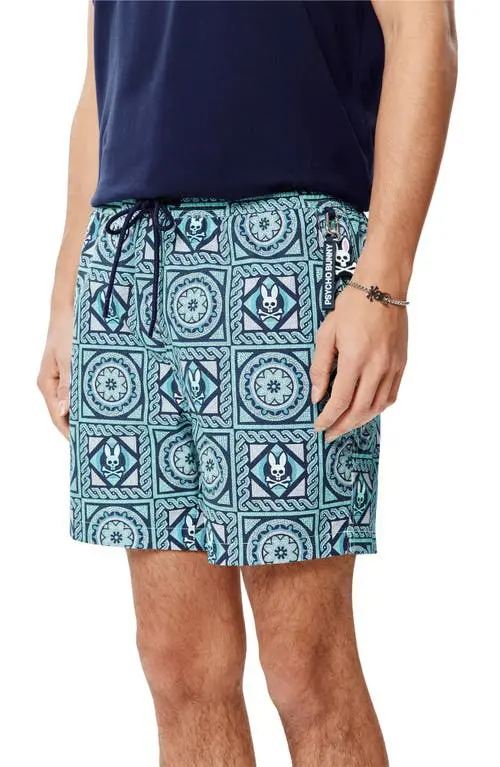 Psycho Bunny Frank All Over Swim Trunks