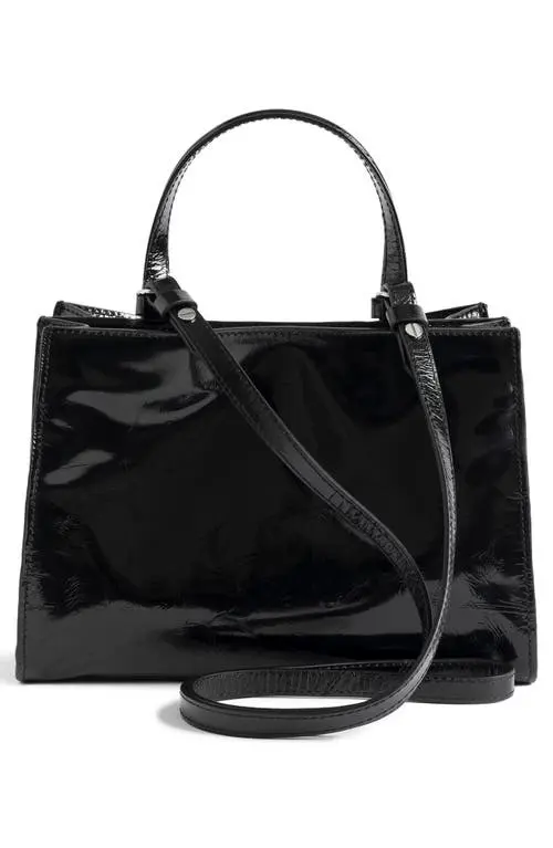 Zadig&Voltaire Patent Leather Shoulder Bag - Black