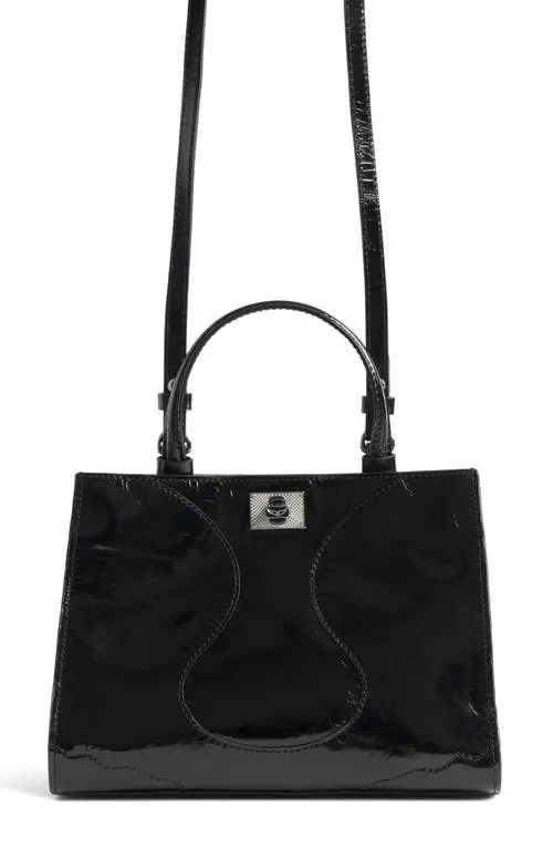 Zadig&Voltaire Patent Leather Shoulder Bag - Black