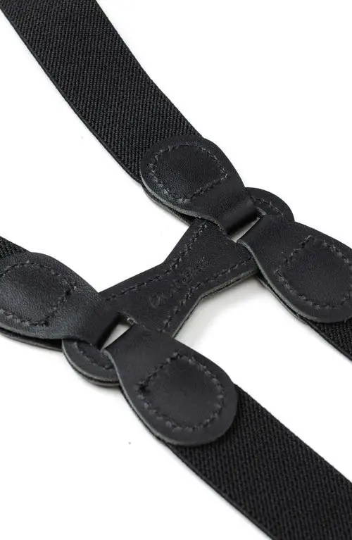 CUFFLINKS, INC. Classic Elastic And Leather Suspenders