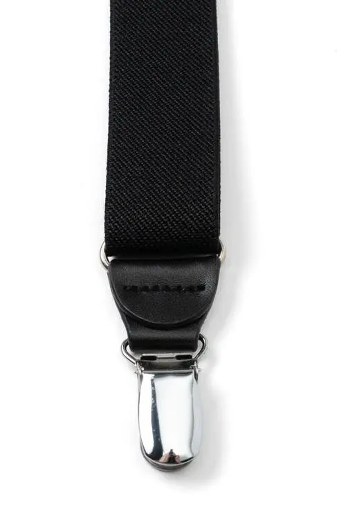 CUFFLINKS, INC. Classic Elastic And Leather Suspenders