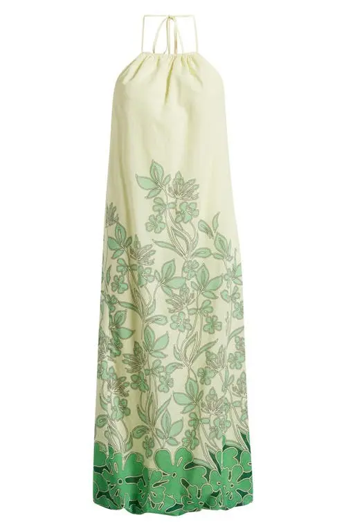 CIEBON Dani Floral Print Midi Dress