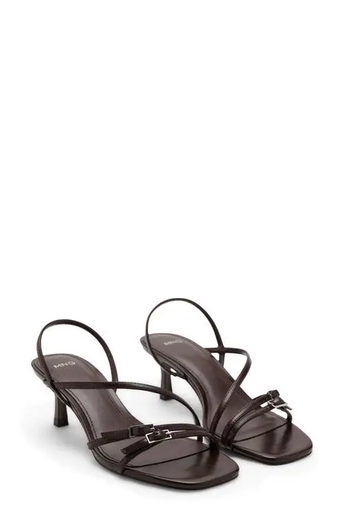 Mango Slingback Sandal - Chocolate