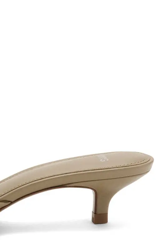 Mango Pointed Toe Kitten Heel Mule