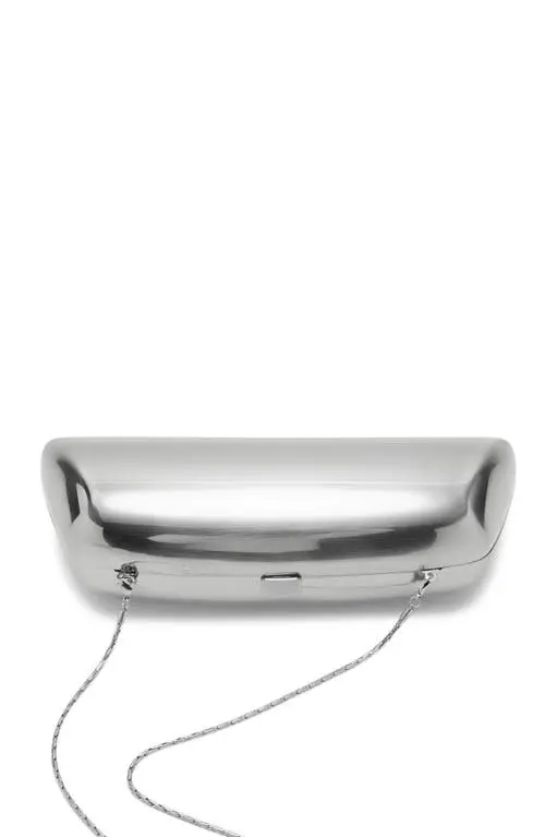 Mango Metallic Frame Clutch