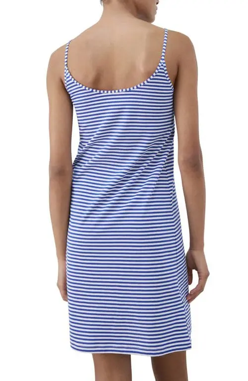 Mango Striped Cotton Slip Dress