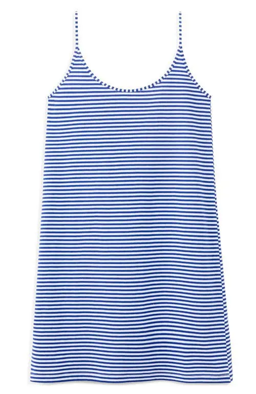 Mango Striped Cotton Slip Dress