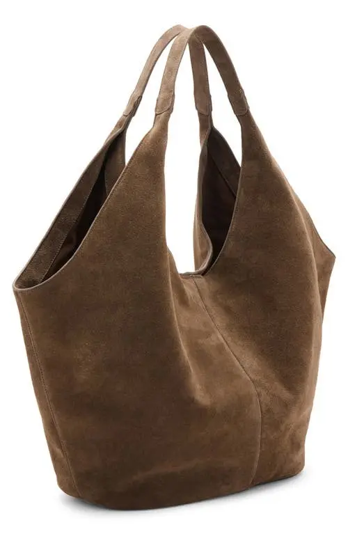 Mango Suede Shoulder Bag
