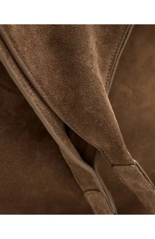 Mango Suede Shoulder Bag