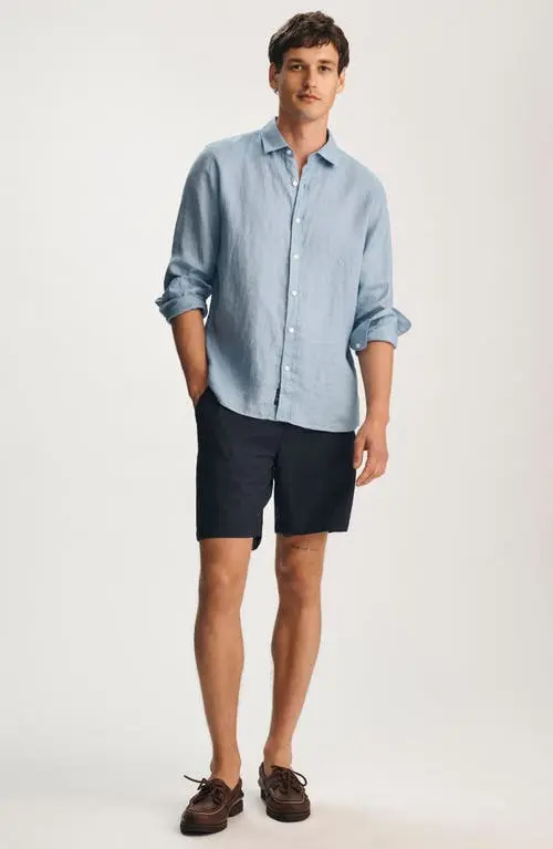 MAVI Regular Fit Linen Button-up Shirt