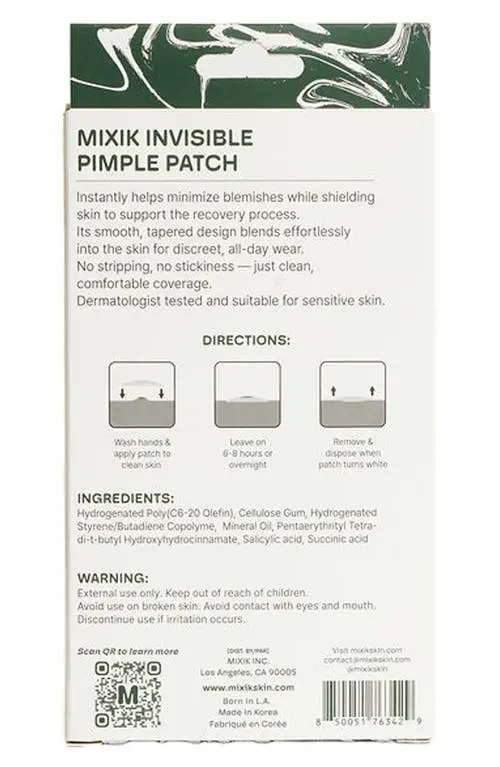 MIXIK Invisible Pimple Patches 52-count