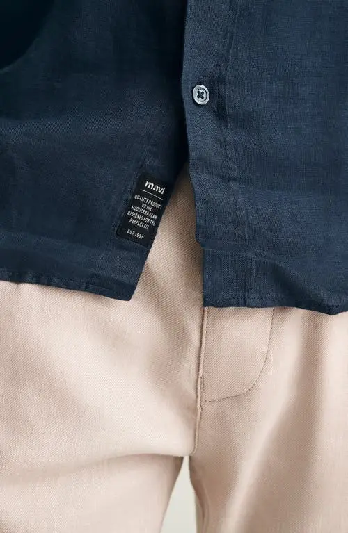 MAVI Regular Fit Linen Button-up Shirt
