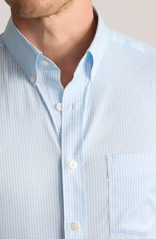 UNTUCKIT Harland Stripe Cottontek™ Performance Button-down Shirt