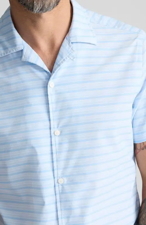 UNTUCKIT Haverman Stripe Performance Camp Shirt