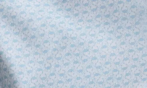 UNTUCKIT Crab Print Short Sleeve Performance Button-up Shirt - Blue