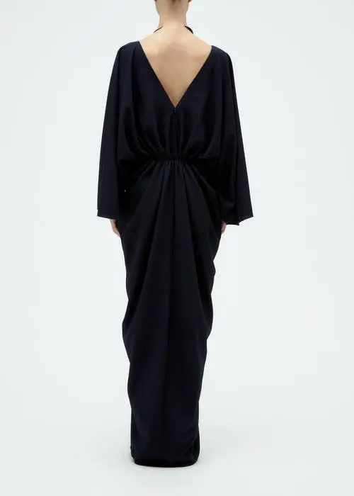 Amsale Batwing Textured Gown