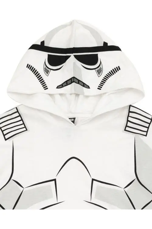 STAR WARS Darth Vader Hooded T-shirt - White Stormtrooper