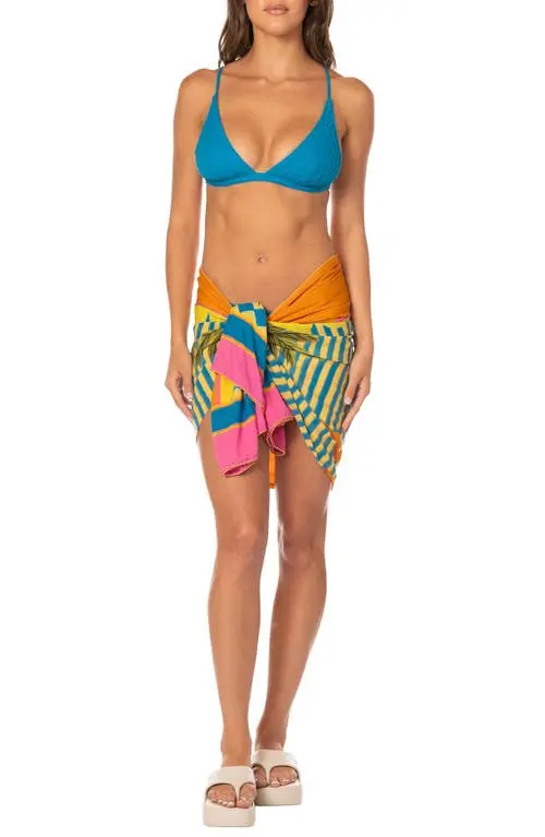 MAAJI Tropic Camouflage Isla Cover-up Pareo - Open Blue