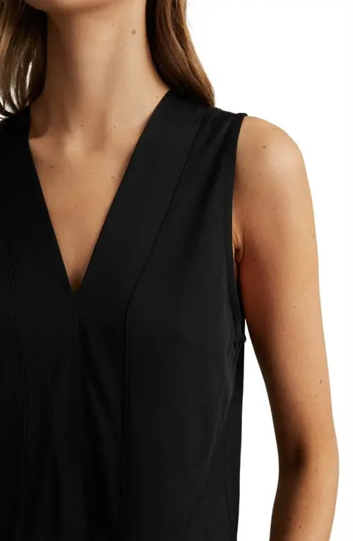 REISS Mira Sleeveless Wool & Cashmere Top