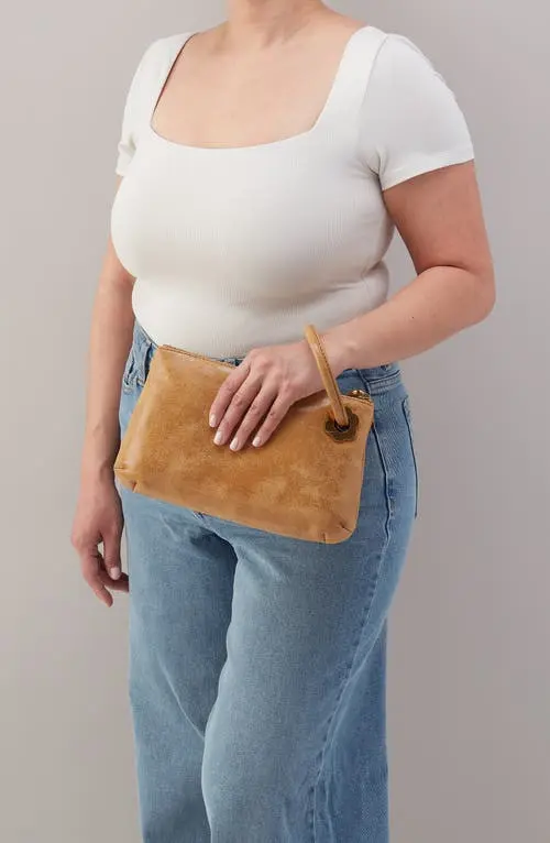 Hobo Daisy Daze Leather Wristlet
