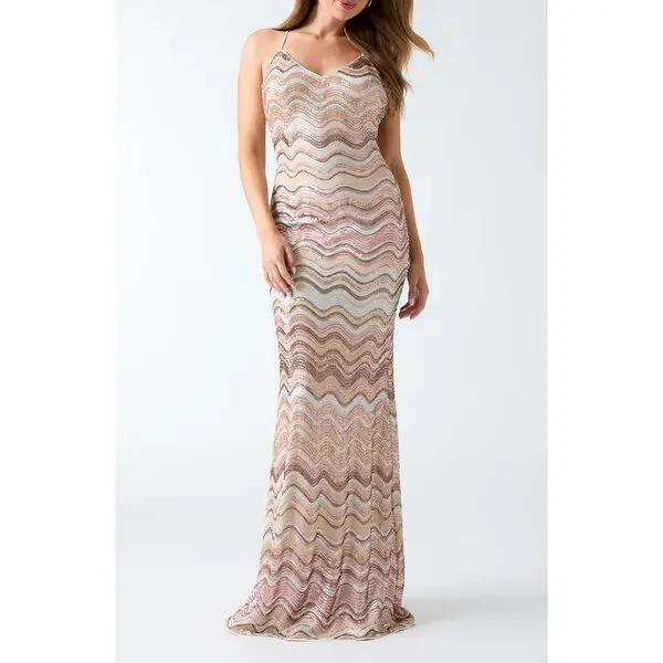 Guess Marcelle Sequin Dress - Wave Sequins