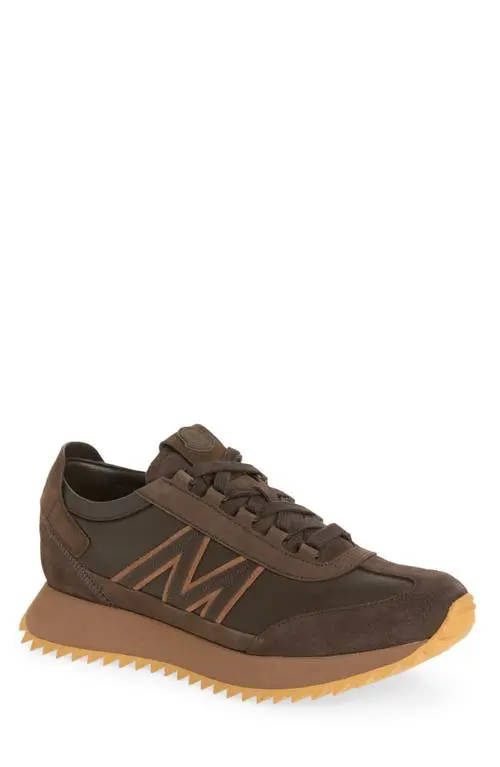 Moncler Pacey 2 Low Top Sneaker - Deep Brown