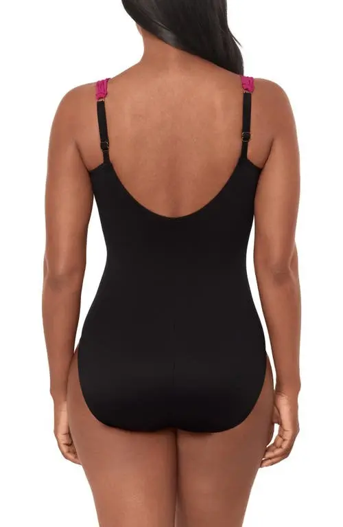 Miraclesuit Petali Rosa Siren Print One-piece Swimsuit