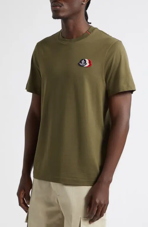 Moncler Tricolor Logo Patch T-shirt