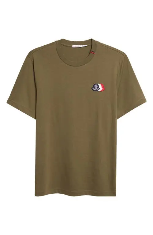 Moncler Tricolor Logo Patch T-shirt