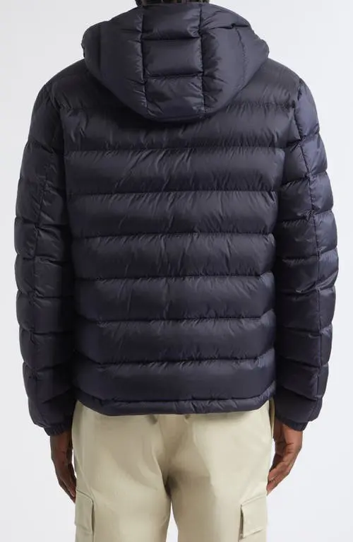 Moncler Verith Hooded Down Jacket - Midnight Blue