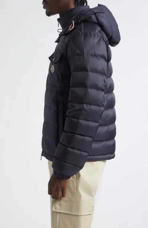Moncler Verith Hooded Down Jacket - Midnight Blue