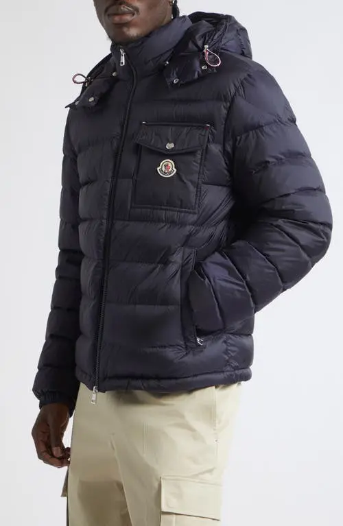 Moncler Verith Hooded Down Jacket - Midnight Blue