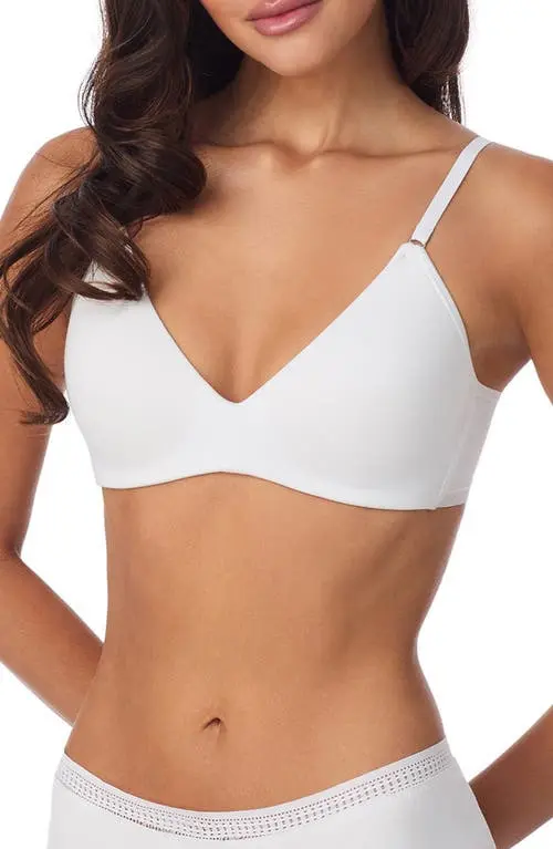ON GOSSAMER Cabana Cotton Wirefree Push-up Bra - White