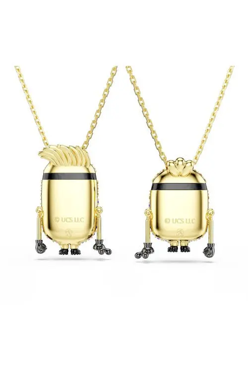 SWAROVSKI Set Of 2 Minion Best Friend Necklaces
